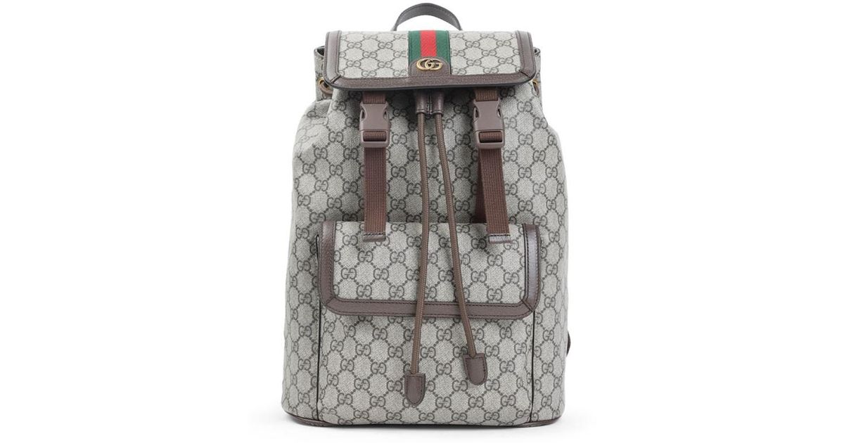 Gucci Backpacks in Gray for Men | Lyst