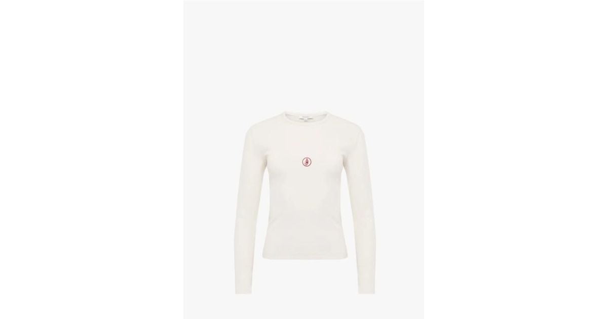 JW Anderson Anchor Embroidery Underpinning in Natural | Lyst UK