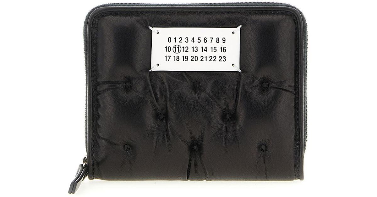 Maison Margiela 'Glam Slam' Small Wallet in Black | Lyst UK