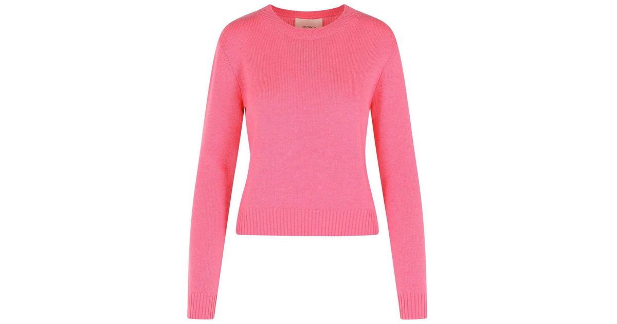 Lisa Yang Sakura 'Mable' Cashmere Sweater in Pink | Lyst UK