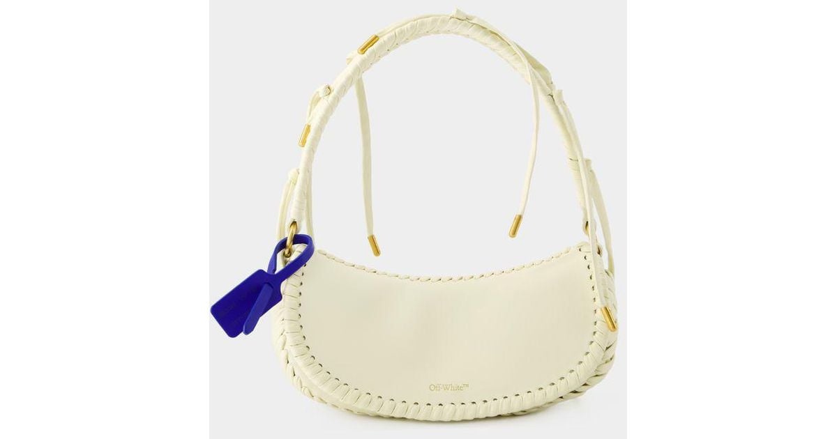 Off-White c/o Virgil Abloh Edge Weaving Shoulder Bag in Natural | Lyst UK