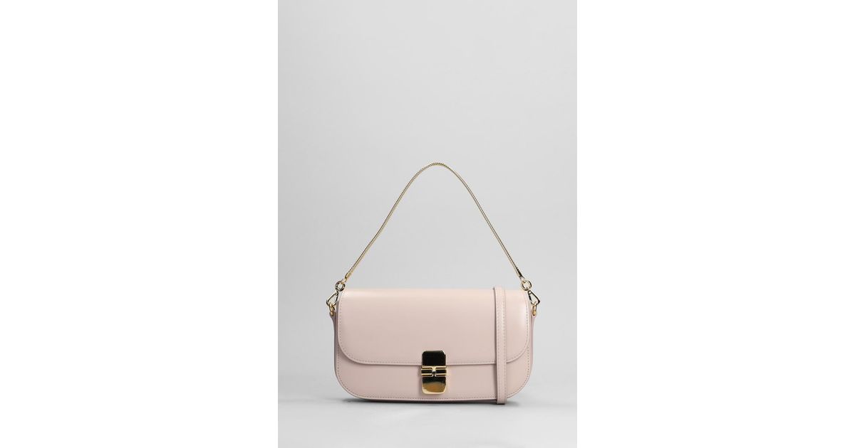 A.P.C. Clutch Grace Shoulder Bag in Pink | Lyst