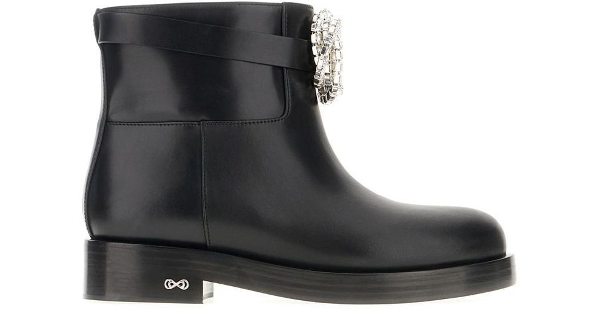 Mach & Mach Boots in Black | Lyst