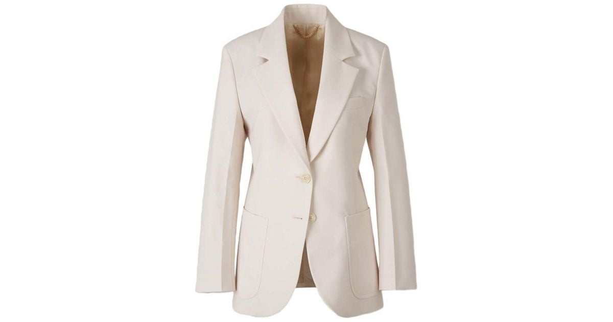 Victoria Beckham Jackets in Natural | Lyst UK