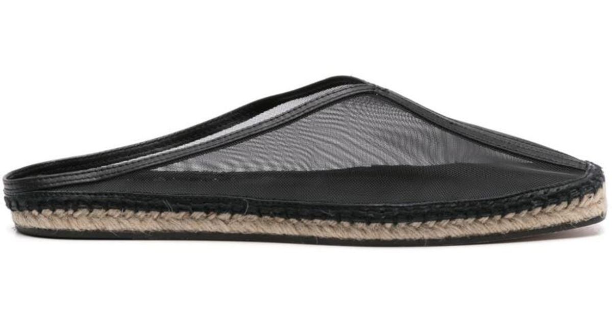 Totême Net Slippers in Gray | Lyst