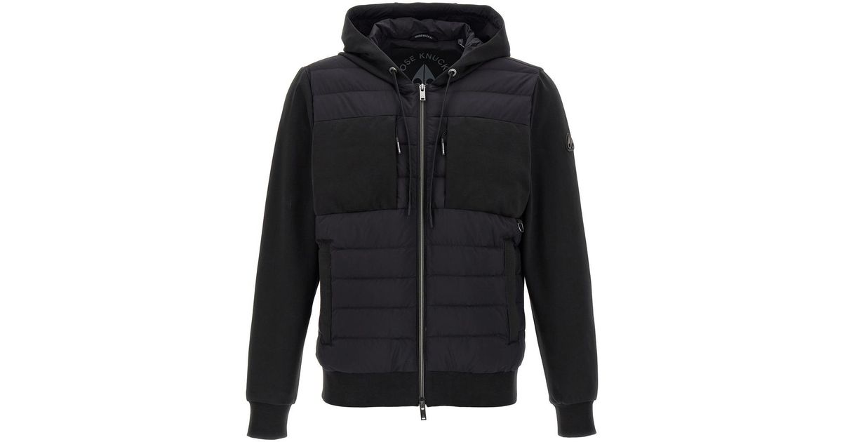 Moose Knuckles 'Garnier' Hoodie in Black for Men | Lyst UK