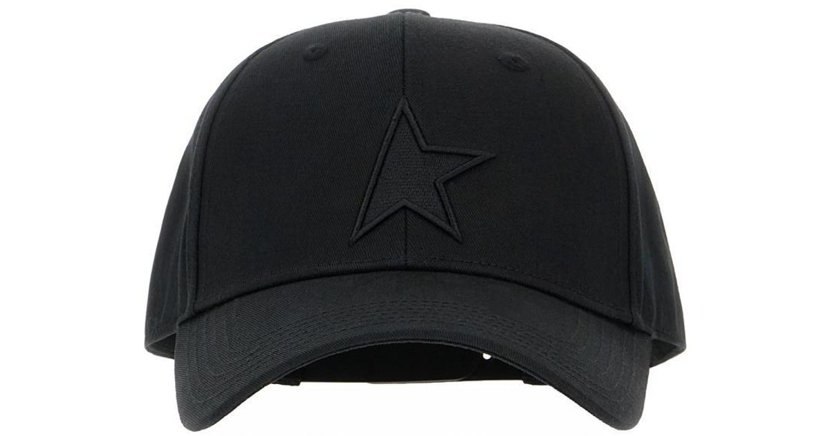 Golden Goose Cotton Baseball Cap in Black | Lyst UK