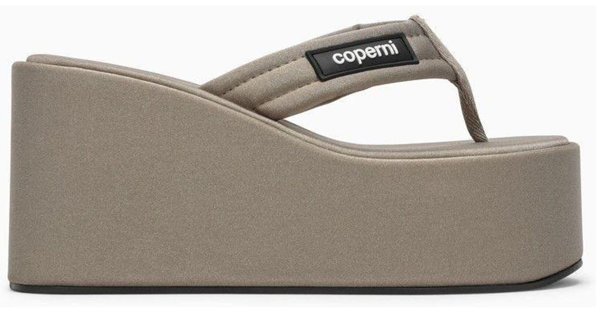 Coperni Sandals in Gray | Lyst