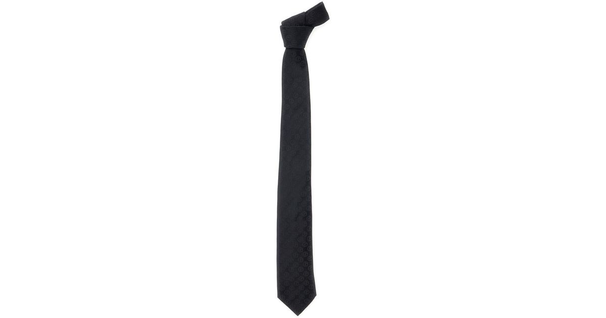 Giorgio Armani Blacktie With All-Over Tonal Logo in Blue for Men | Lyst