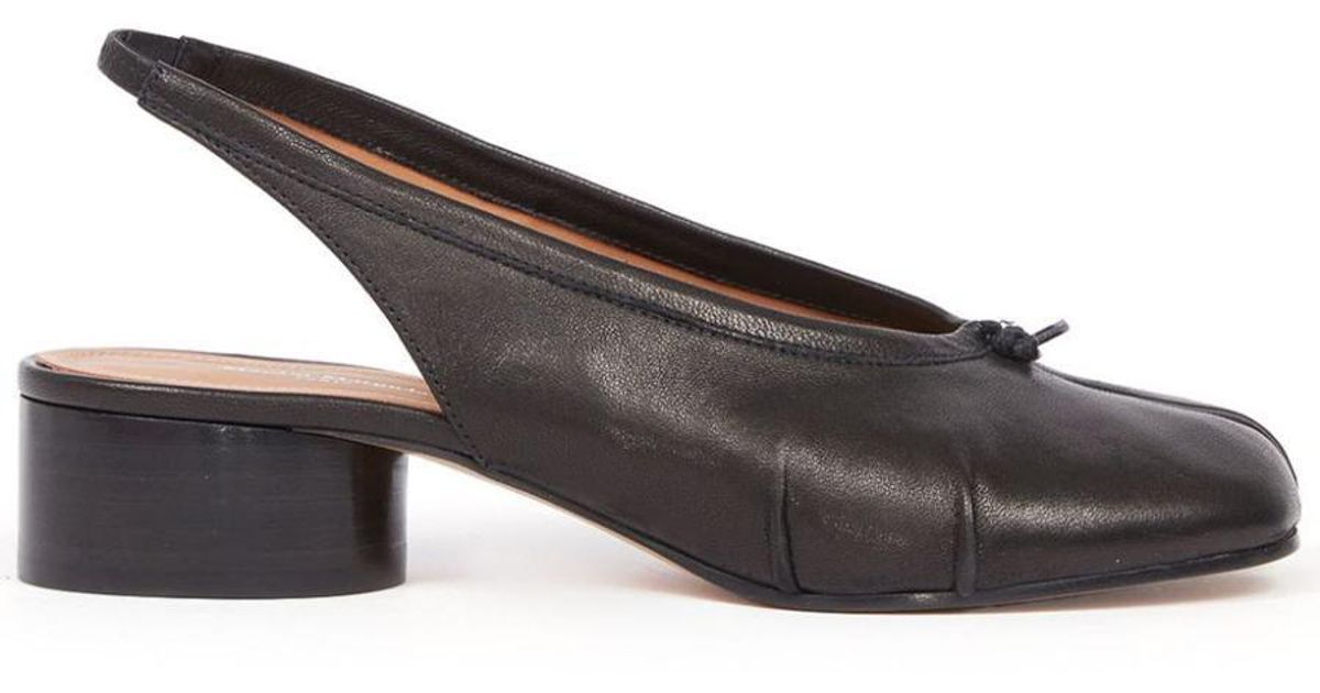 Maison Margiela Tabi New Ballerina Slingback H30 Shoes in Brown | Lyst UK