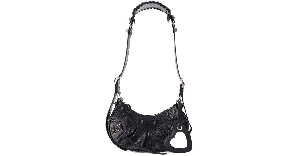 Balenciaga Cagole Shoulder Xs Bag in Black | Lyst