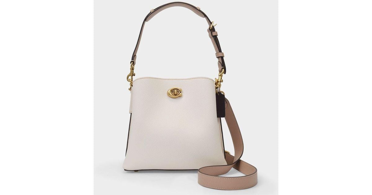 COACH Willow Bucket Bag in Natural | Lyst