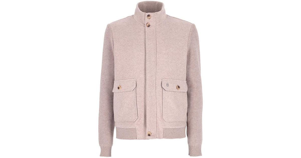 Conte Of Florence Park City Jacket Clothing in Pink for Men | Lyst UK