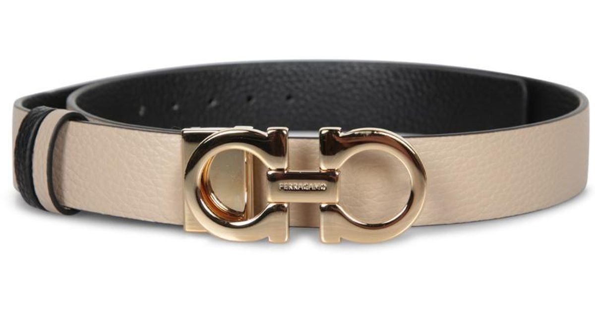 Ferragamo Belts in White | Lyst UK