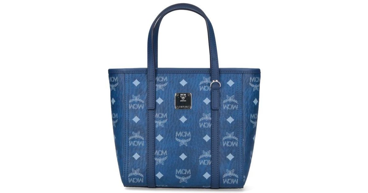 MCM Bags in Blue | Lyst