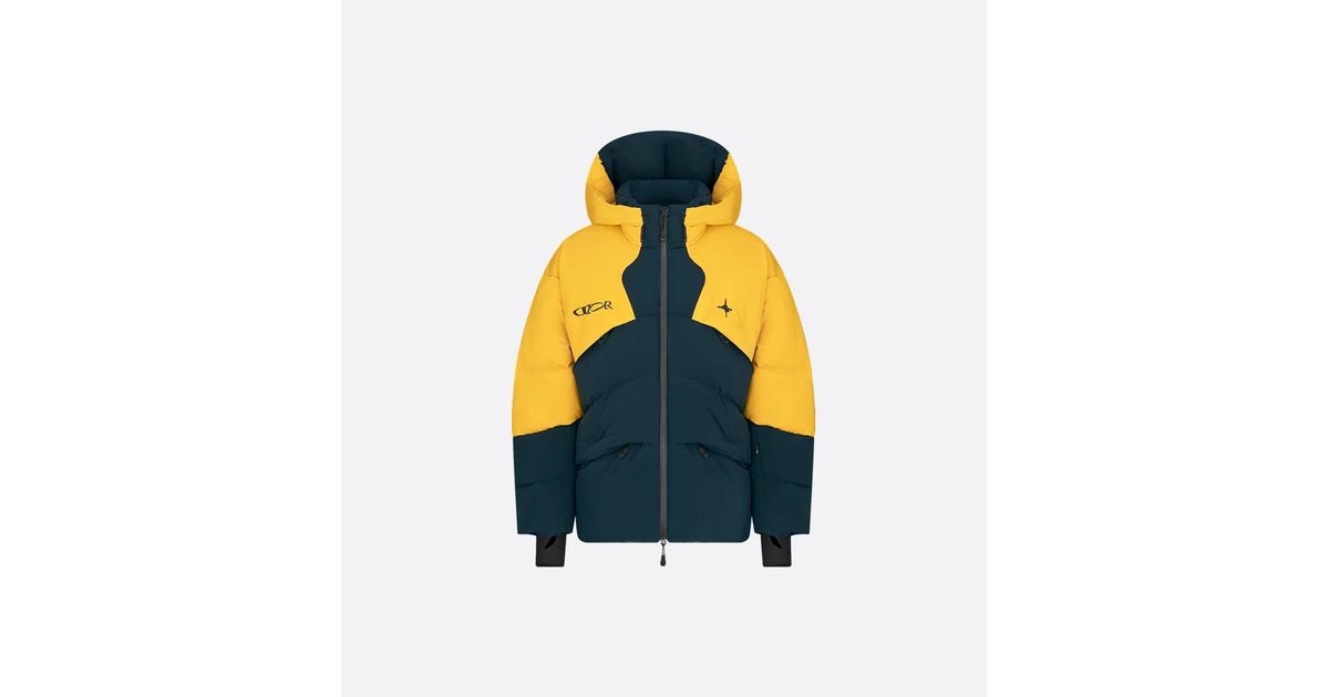 Dior Ski "Dior And Descente And Lewis Hamilton" Ski Quilted Down Jacket ...