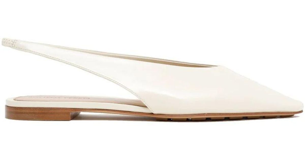 Bottega Veneta Sofia Slingback Ballerinas in Natural | Lyst
