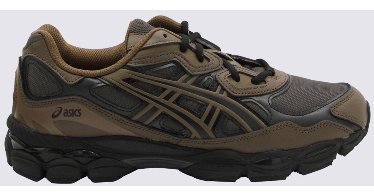 Asics Brown Gel-nyc Sneakers for Men | Lyst
