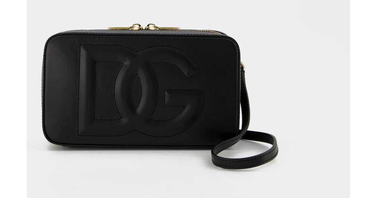 Dolce & Gabbana Dg Logo Camera Crossbody in Black | Lyst