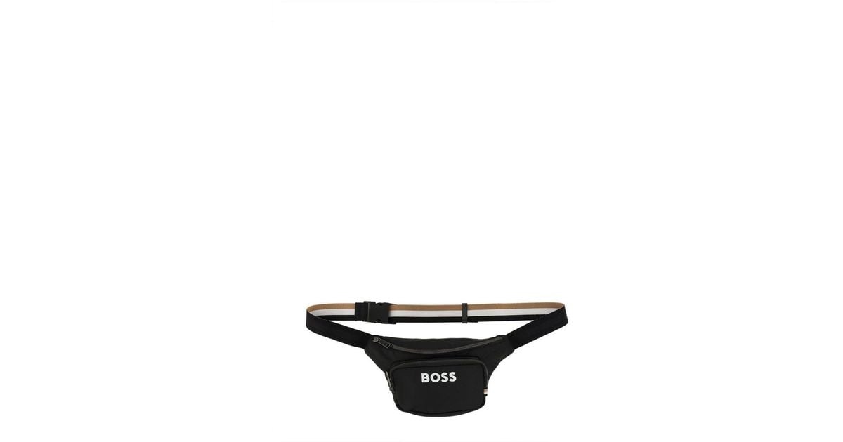 BOSS Pouch With Logo in Black for Men | Lyst