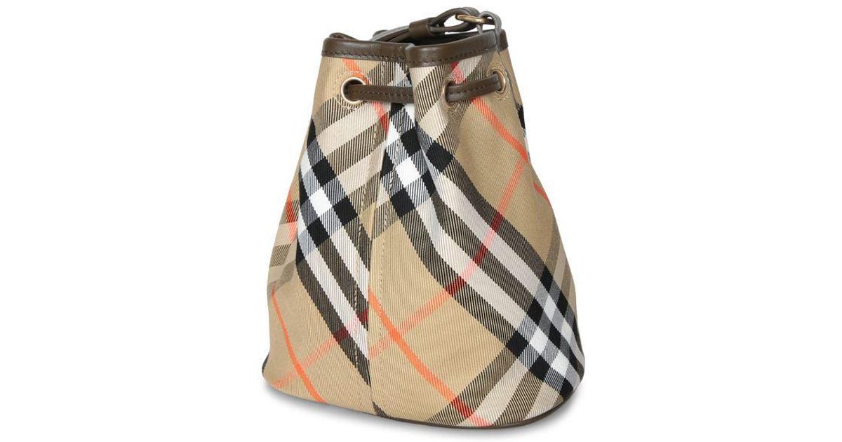 Burberry Bags in Natural | Lyst
