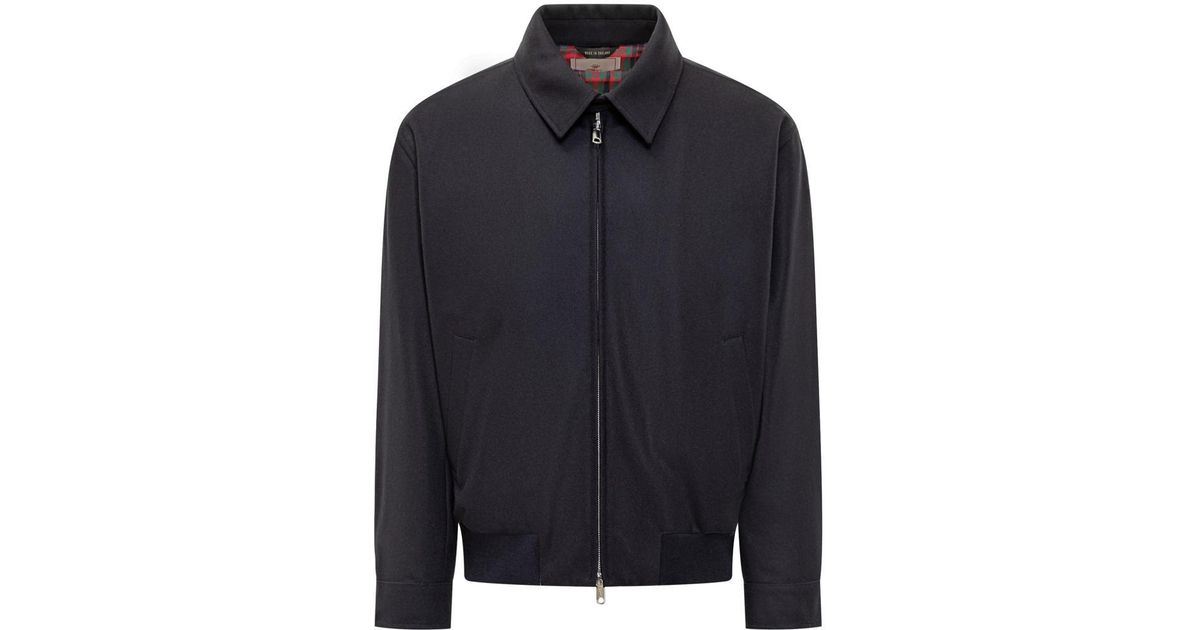 Baracuta Blue Harrington Jacket for Men | Lyst UK