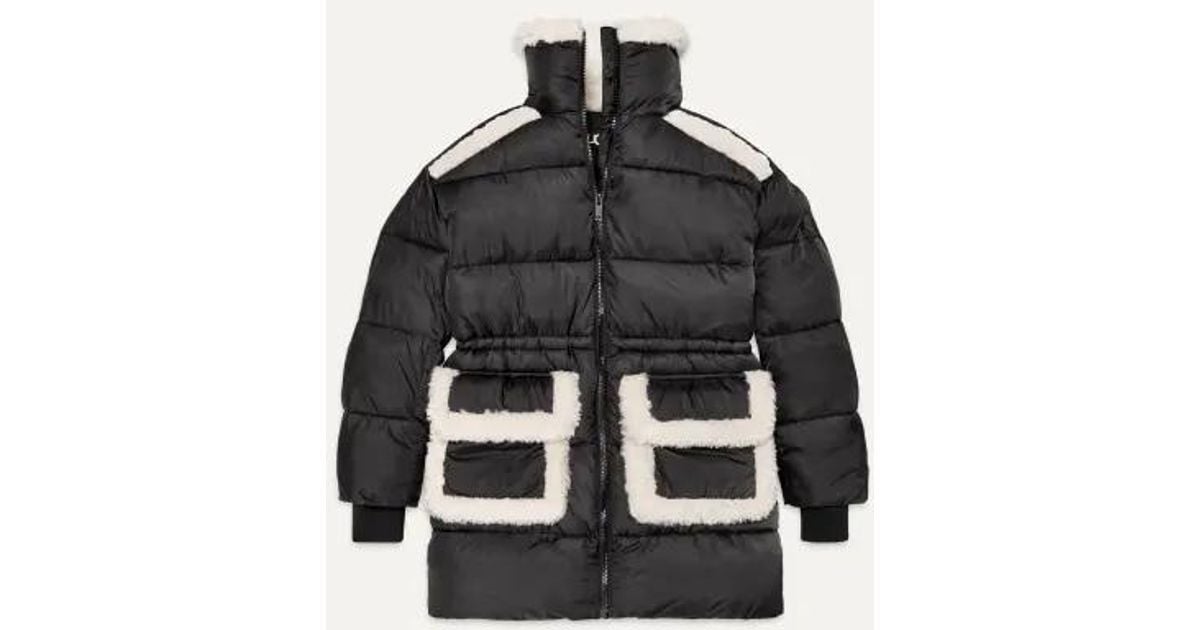 UGG "Amal Plushseam" Down Jacket in Black | Lyst Canada