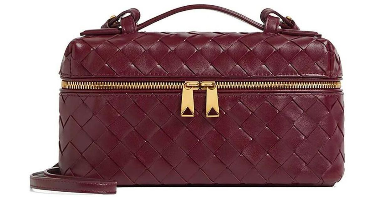 Bottega Veneta Bang Bang Braided Vanity Case Bags in Purple | Lyst UK