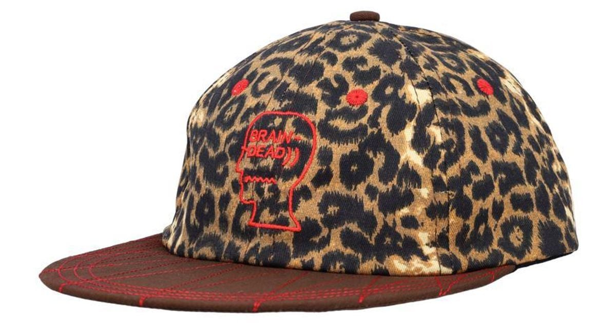 Brain Dead Logohead Longbrim Cap in Brown for Men | Lyst