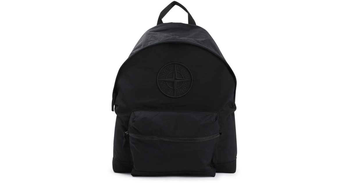 Stone Island Backpacks in Black for Men | Lyst