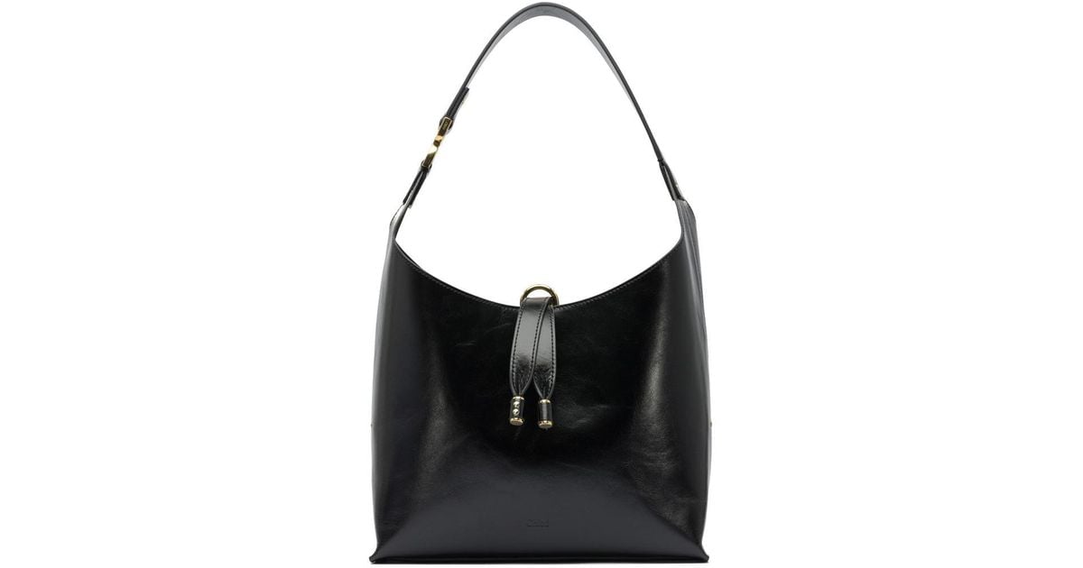 Chloé Hobo Marcie in Black | Lyst