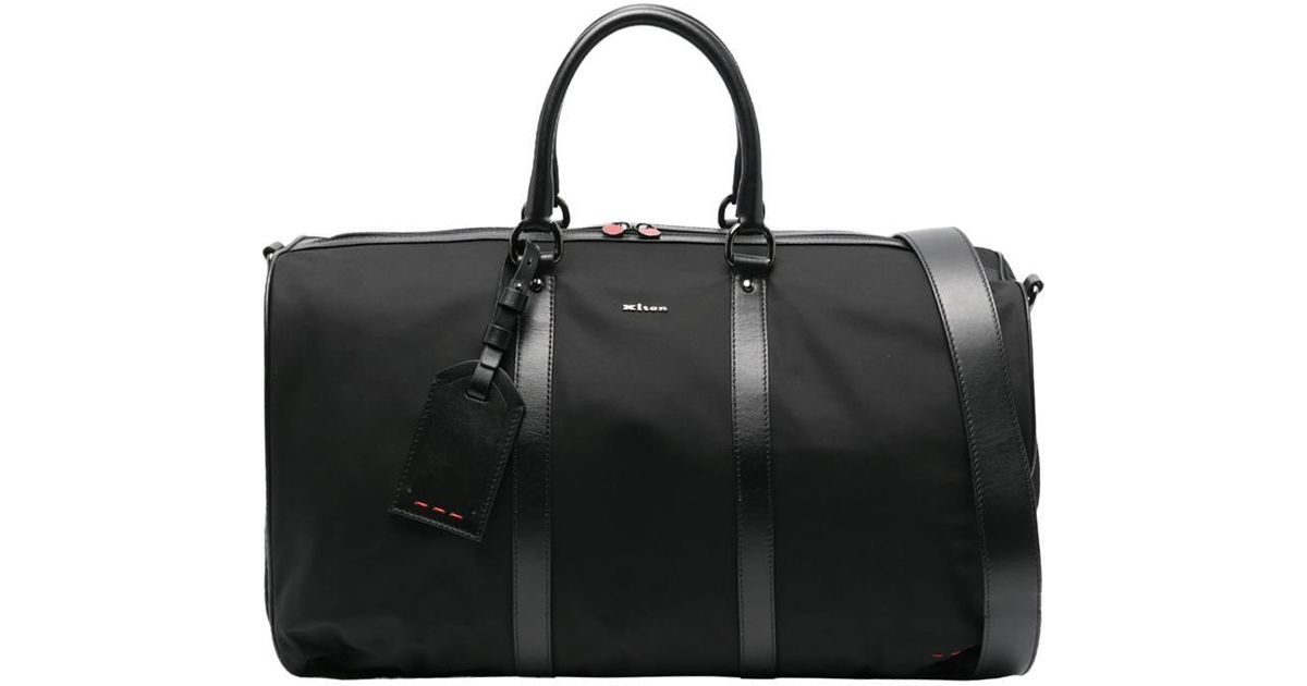 Kiton Duffel Bag in Black for Men | Lyst