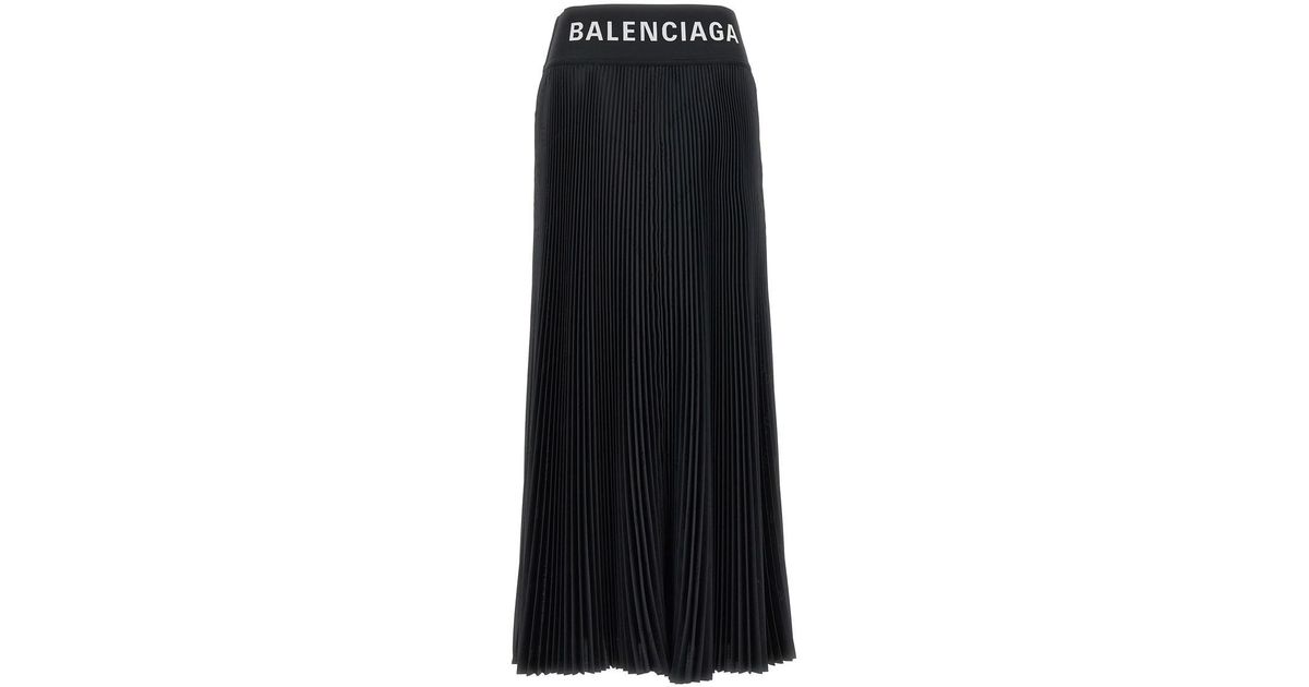 Balenciaga Skirts in Black | Lyst