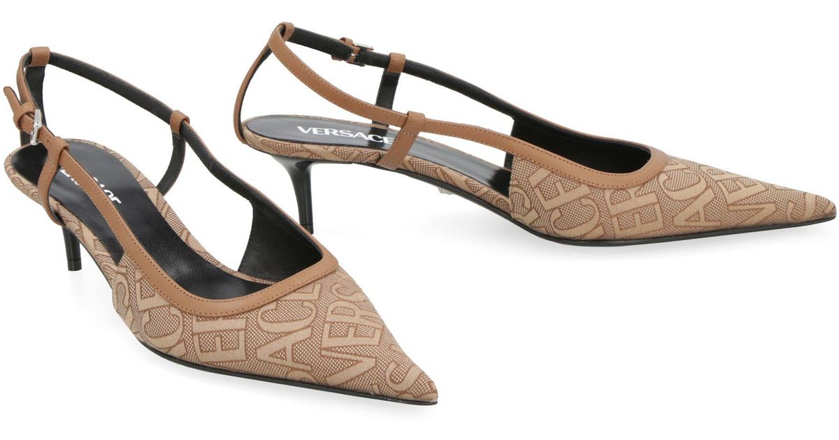 Versace With Heel in Black | Lyst