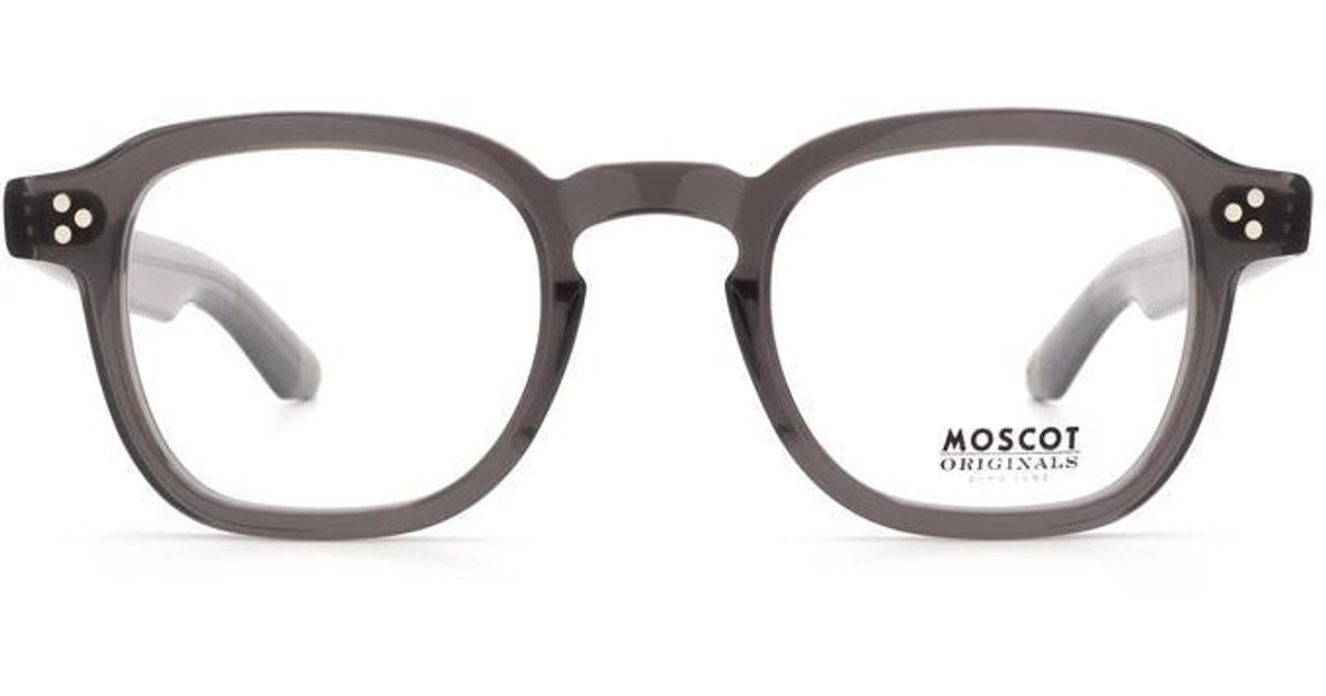 Moscot Eyeglasses in Gray for Men | Lyst