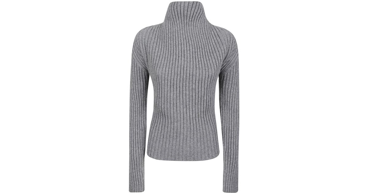 Victoria Beckham Sweater in Grey | Lyst UK
