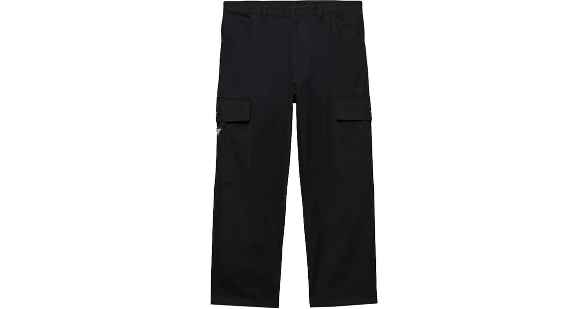 Prada Pant Clothing in Blue for Men | Lyst