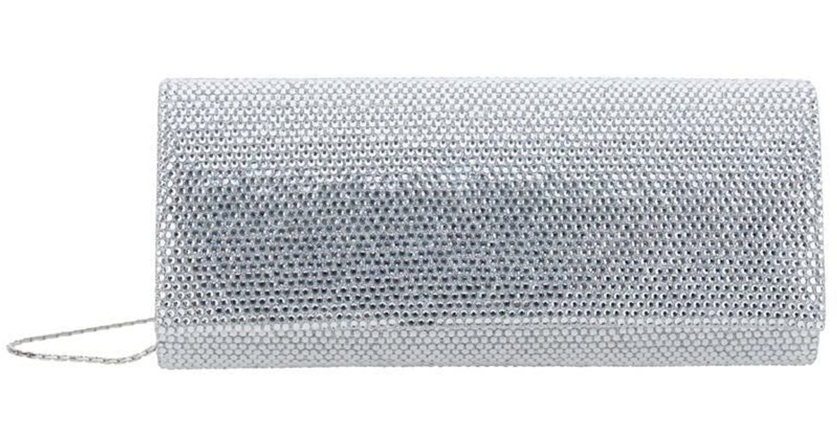 Twentyfourhaitch 'French 75' Rhinestoned Clutch With Chain-Link ...