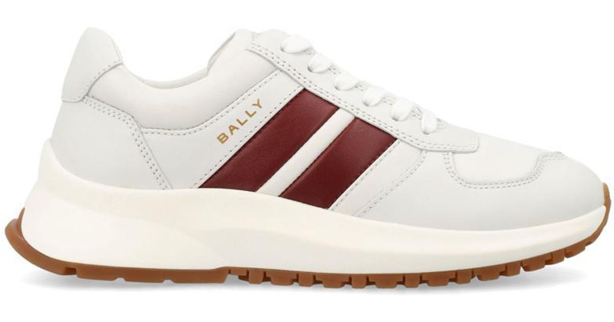 Bally Darsyl-W Leather Sneakers in White | Lyst