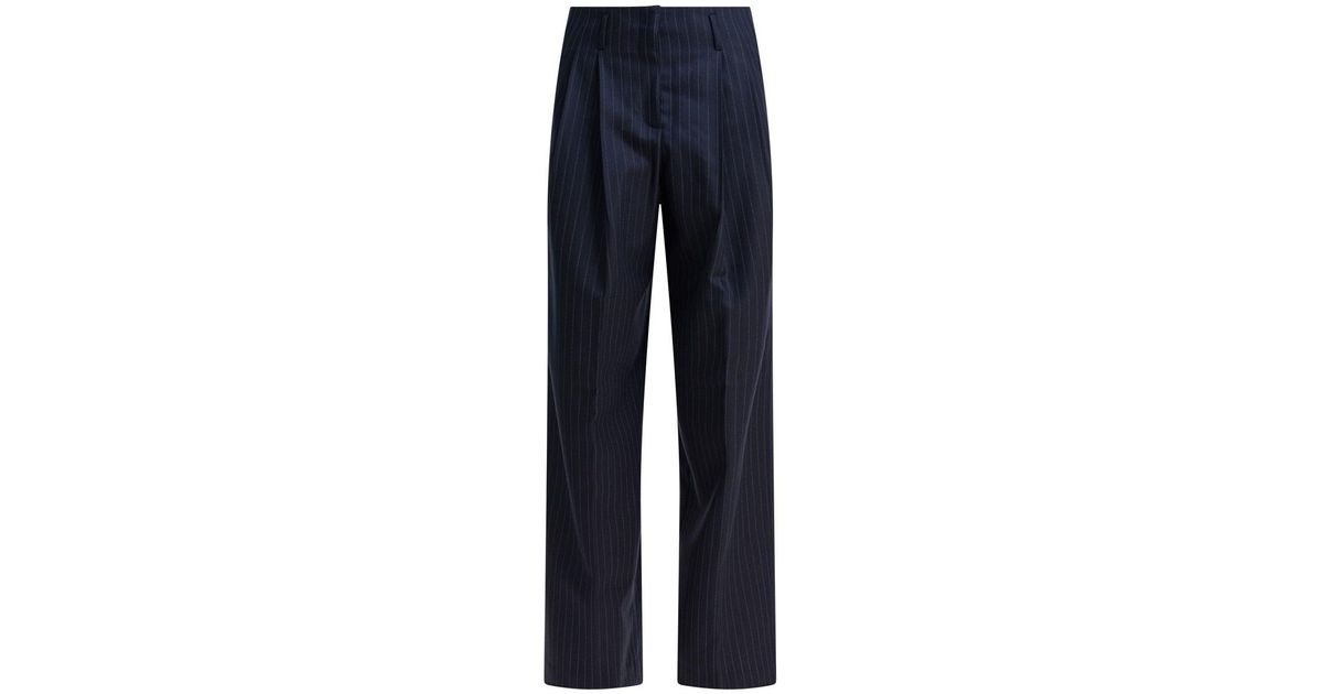 Golden Goose Wool Gabardine Pants in Blue | Lyst UK