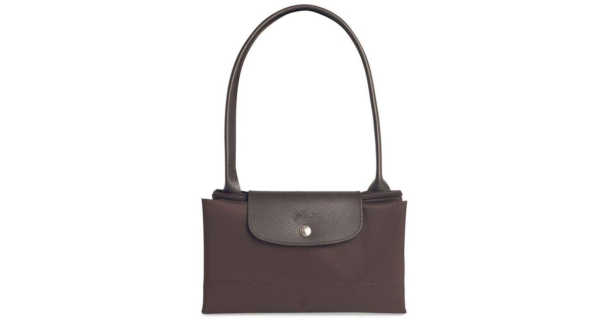 Longchamp 'Le Pliage' Polyamide Bag in Brown | Lyst UK