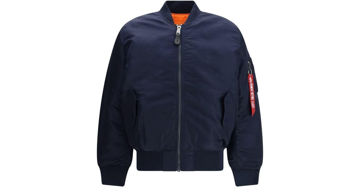 Alpha Industries Down Jackets in Blue for Men | Lyst UK