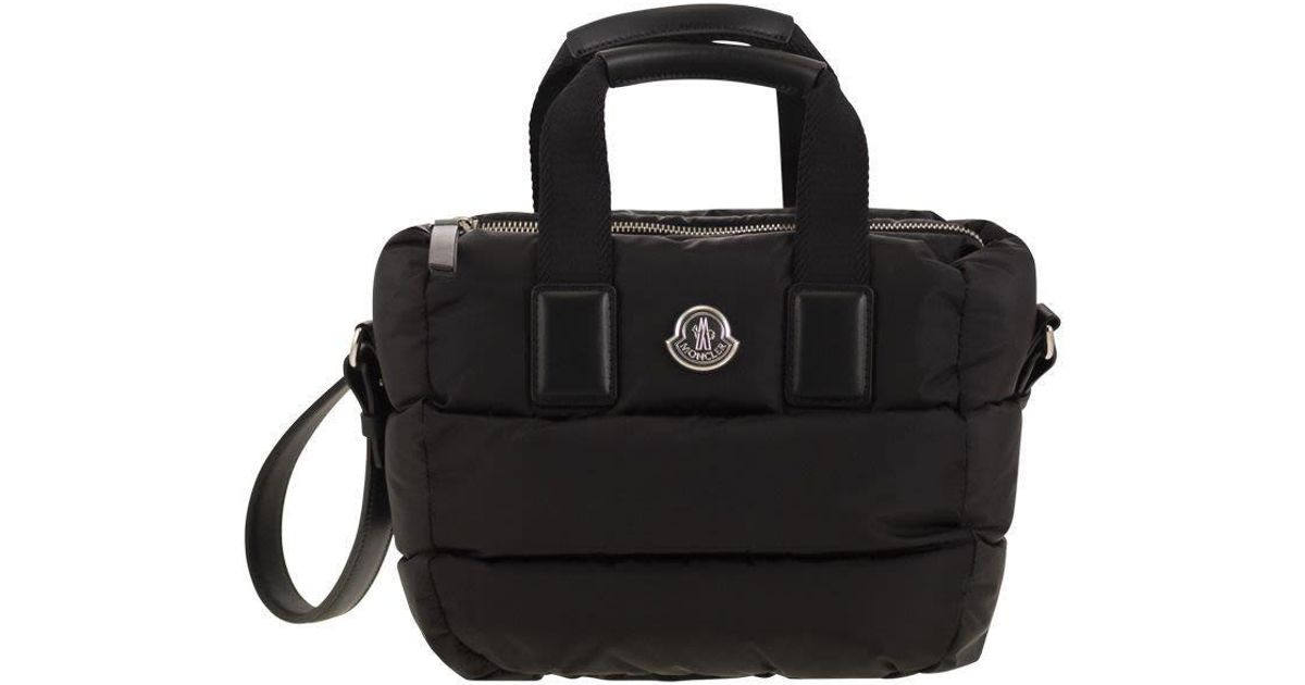 Moncler Mini Caradoc in Black | Lyst