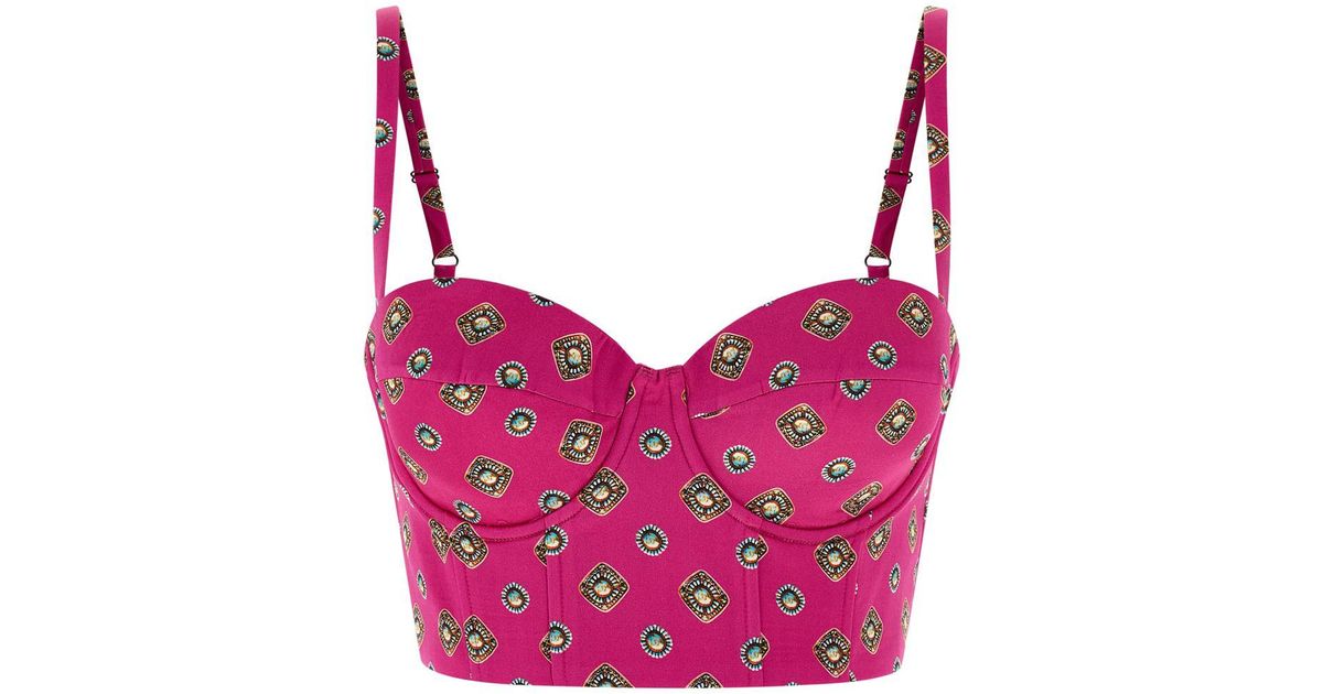 L'Agence 'Sonya' Top in Pink | Lyst UK