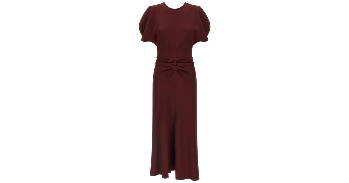 Victoria Beckham 'Bela' Dress in Purple | Lyst UK