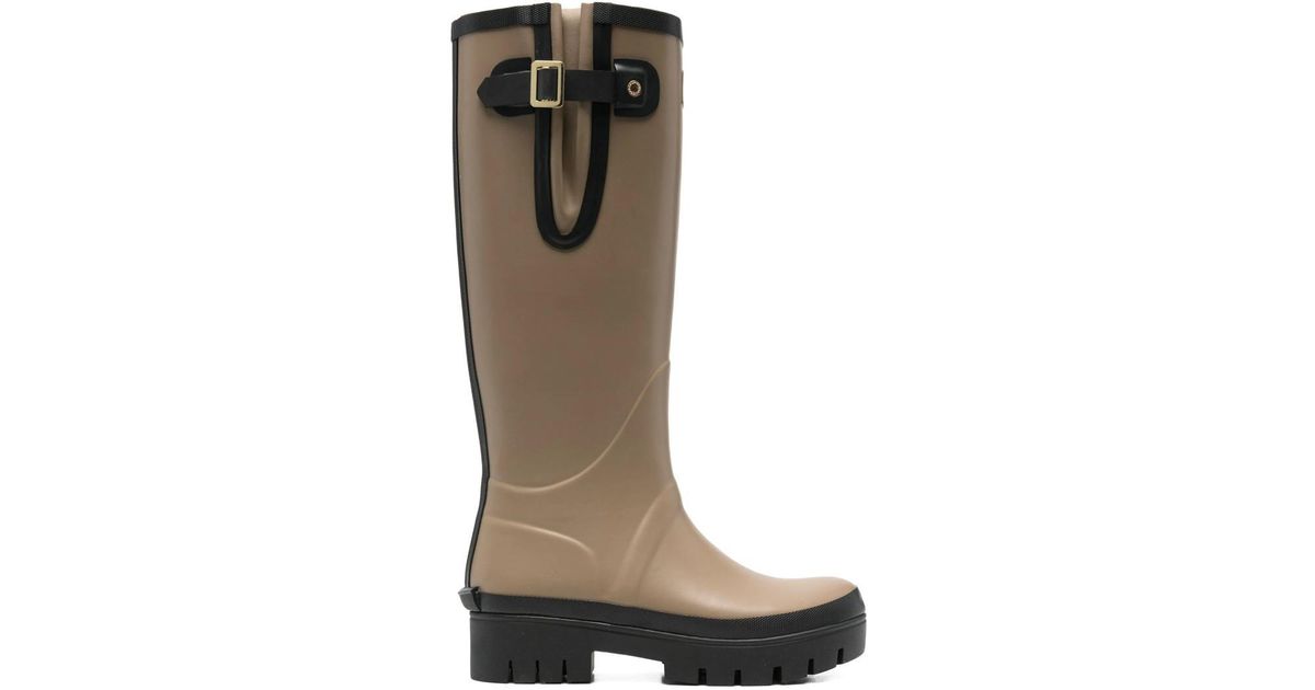 Barbour Leighton Tall Welly Shoes | Lyst UK
