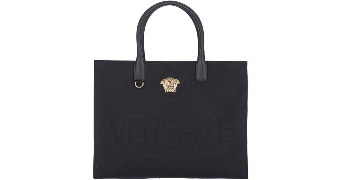 Versace Bags in Black | Lyst