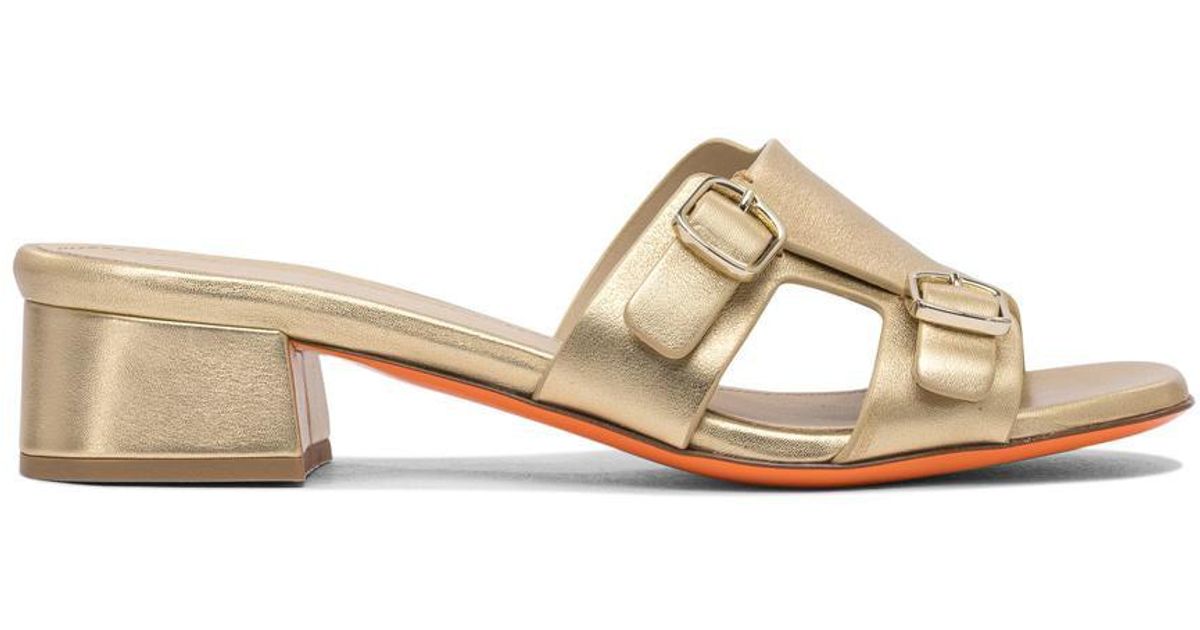 Santoni Sandals in Natural | Lyst