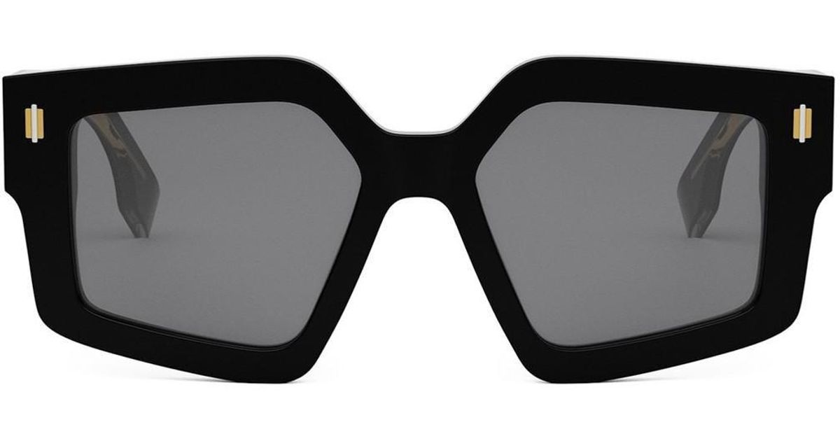 Fendi Roma Sunglasses in Black | Lyst UK