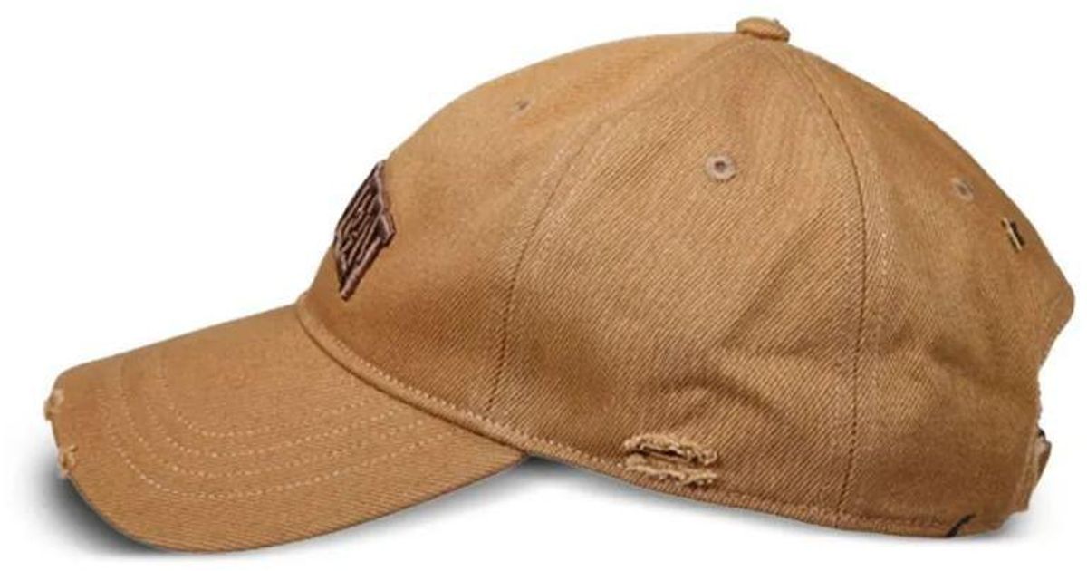 Golden Goose Journey Baseball Cap Cotton Drill Golden Embroidery in ...